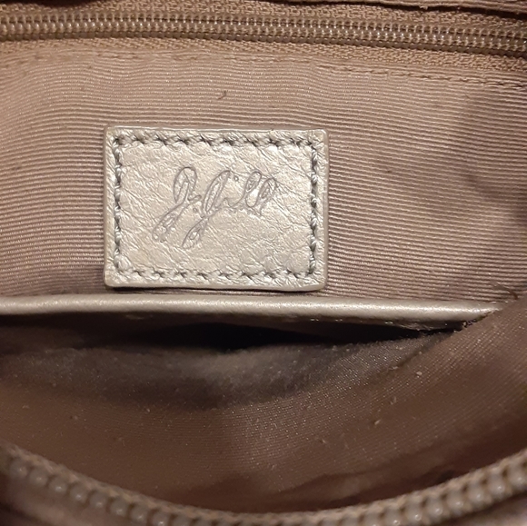 J. Jill | Bags | Jjill Small Leather Metallic Purse | Poshmark